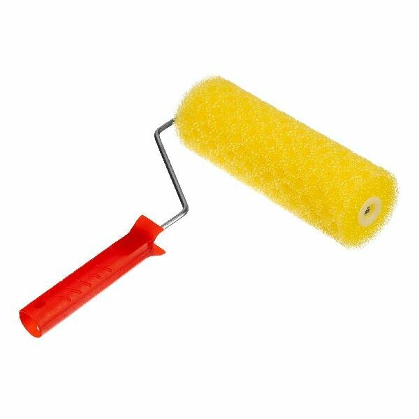 Валик "Структурный" поролоновый с ручкой, "горошек", 230 мм, D 80 мм, D ручки 6 мм MTX