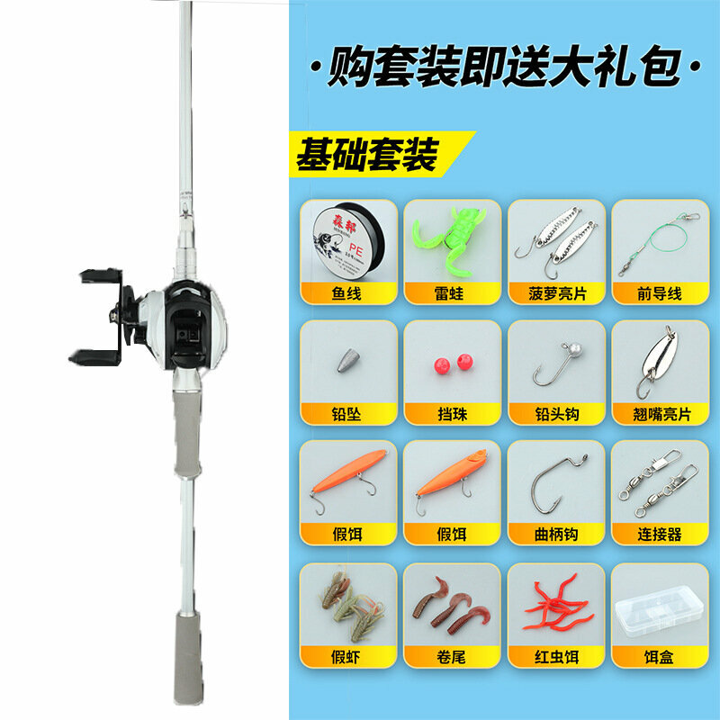 Набор удилищ Luya Carbon, 2,4 м, для метания, с прямой рукояткой