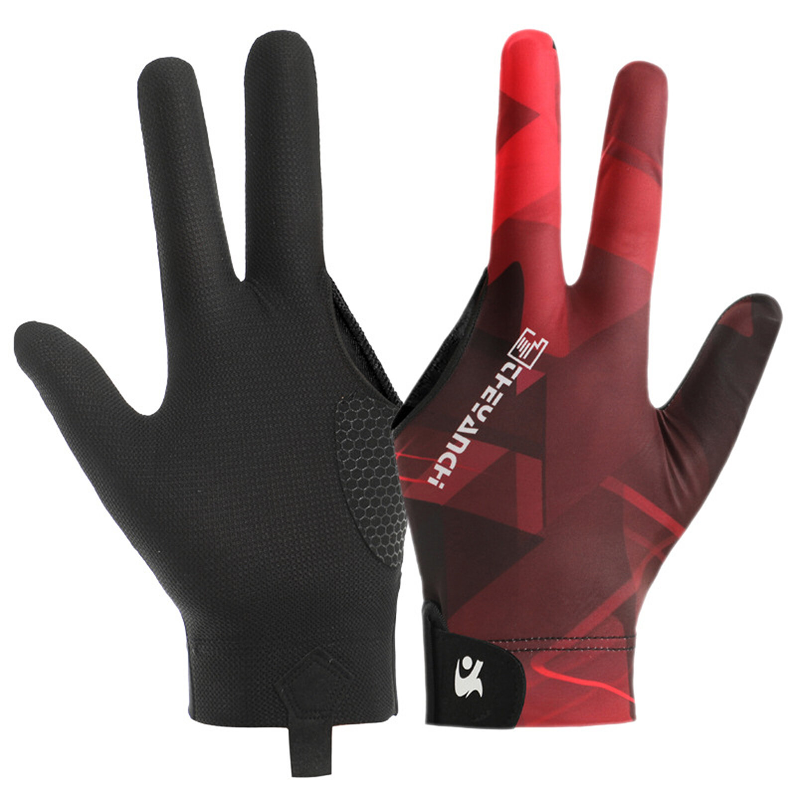 Перчатки для игры в бильярд Удобные перчатки для игры в бильярд Перчатки для игры в бильярд с тремя пальцами Легкие перчатки для игры в бильярд