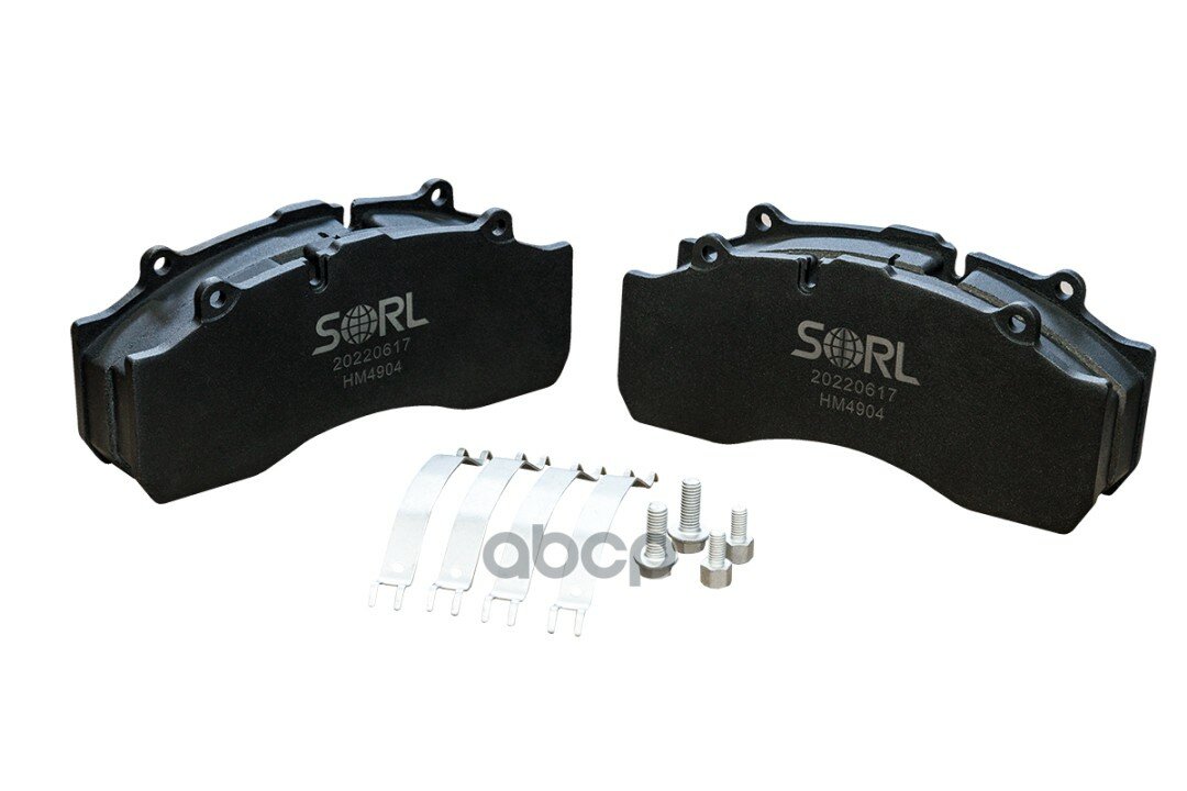 Колодки тормозные SAF SMB SCANIA передние/задние (4шт.) (248х105х30) SORL SORL арт. HM4904