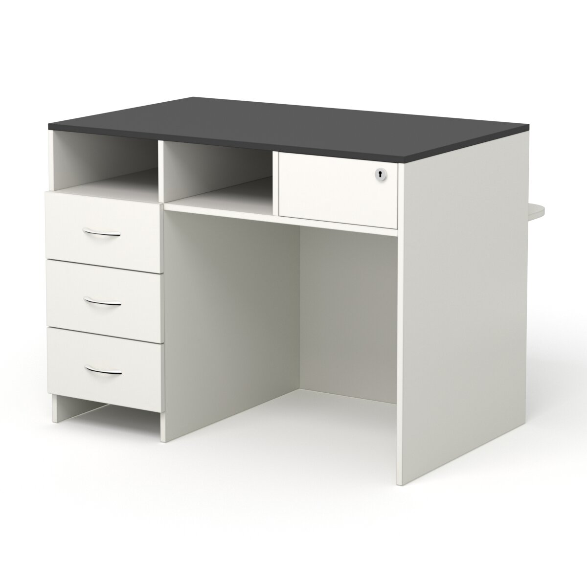 Кассовый стол №2, Белый и Черный. Производитель товара - компания Westcom.