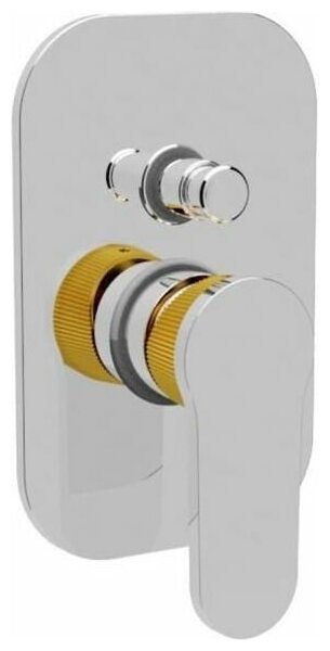 DIANA-VDIM-01 Встраиваемый однорычажный смеситель для душа с переключателем, исполнение хром