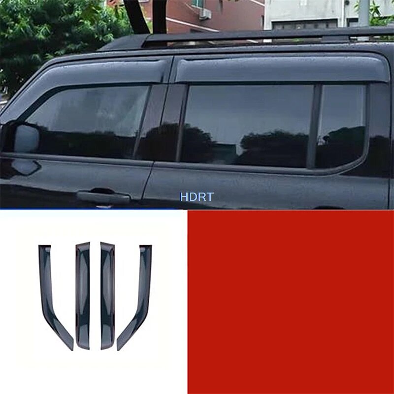Дефлектор бокового окна для стайлинга автомобиля, защита от погоды, козырек от солнца, дождя, защита для экрана для Great Wall GWM Tank 300 2021 + Style B