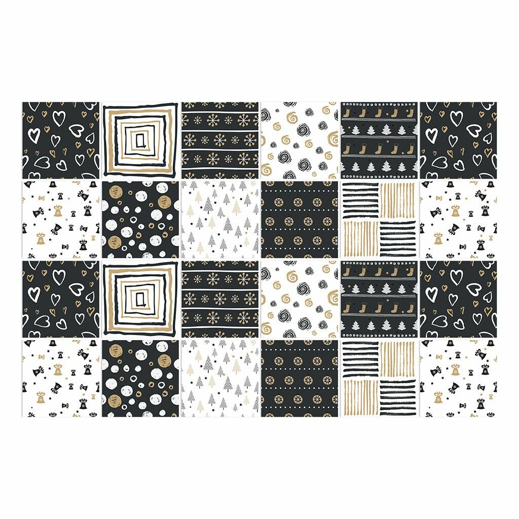 1 комплект из 10 предметов, наклейка на стену из ПВХ-плитки HZ049-10CM