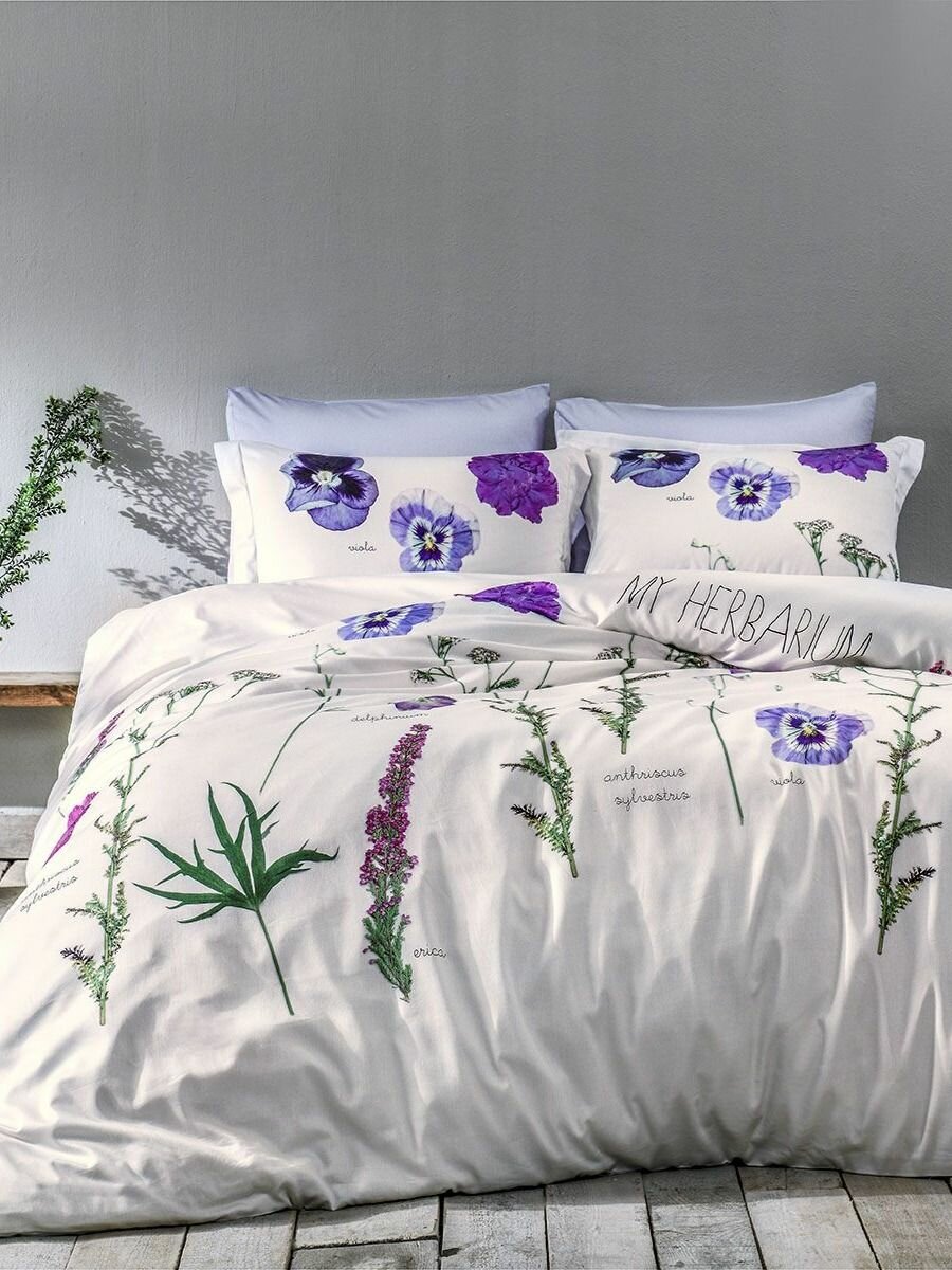 Постельное белье Tivolyo Home Frezia сатин люкс семейное