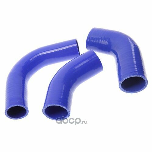Патрубок уаз-452,469 дв. умз-417 (90 л. с) радиатора комплект 3шт. синий силикон m MegaPower 13017039