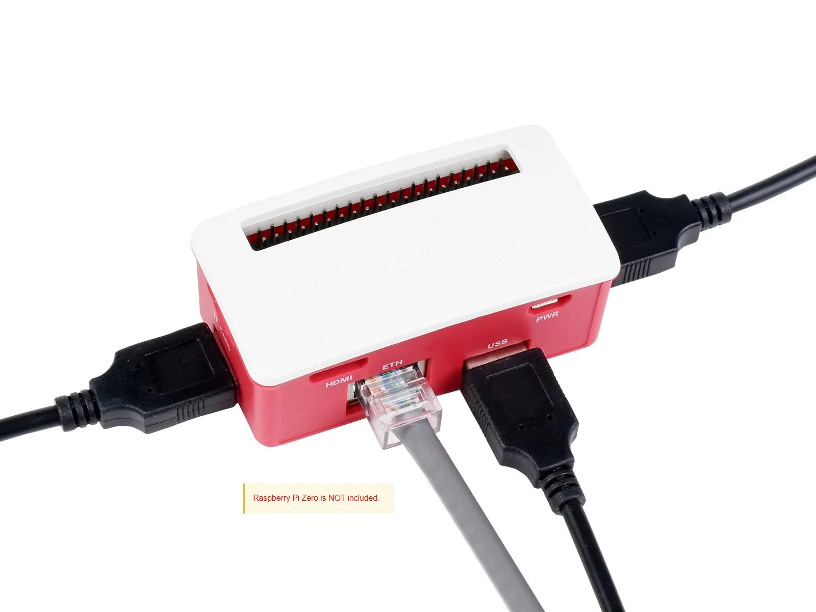 Waveshare ETH-USB-HUB-BOX концентратор Ethernet/USB для Raspberry Pi Zero — фото 1