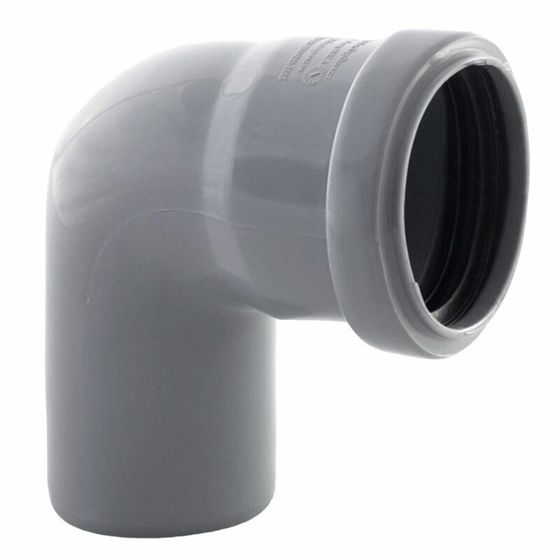 Отвод 87 32-32, RTP, раструб-труба, серый
