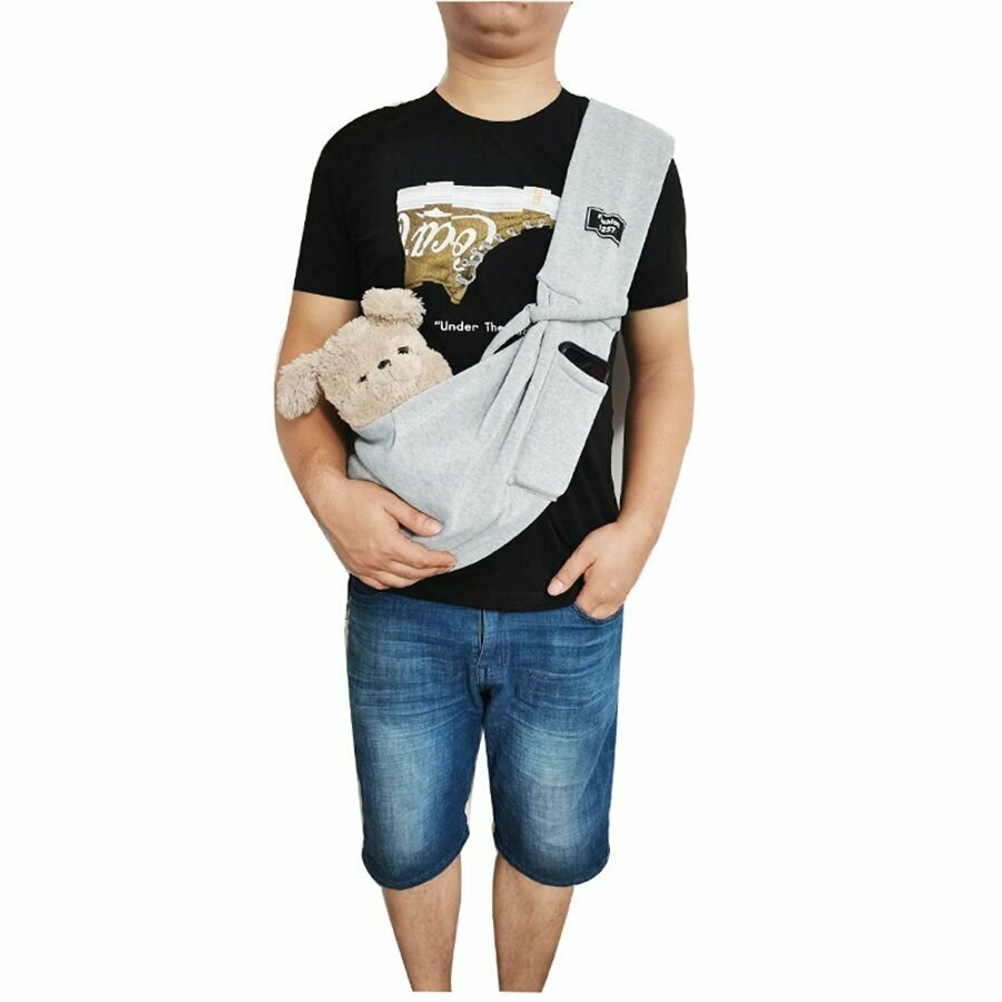 Сумка-переноска для собак на открытом воздухе через плечо Слинг