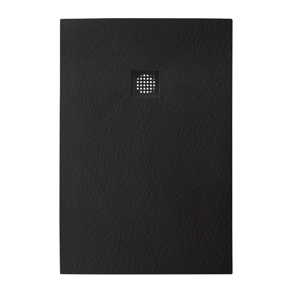 Душевой поддон BelBagno Uno TRAY-MR-UNO-AH-120/80-35-NERO-NO черный матовый