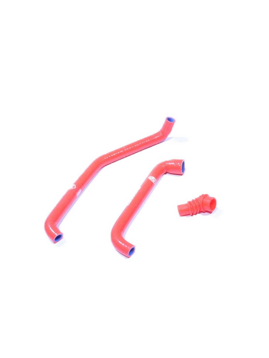 Патрубок регулятора холостого хода для а/м ГАЗель (409 дв.) (3 шт.) (красный) "ПТП64"