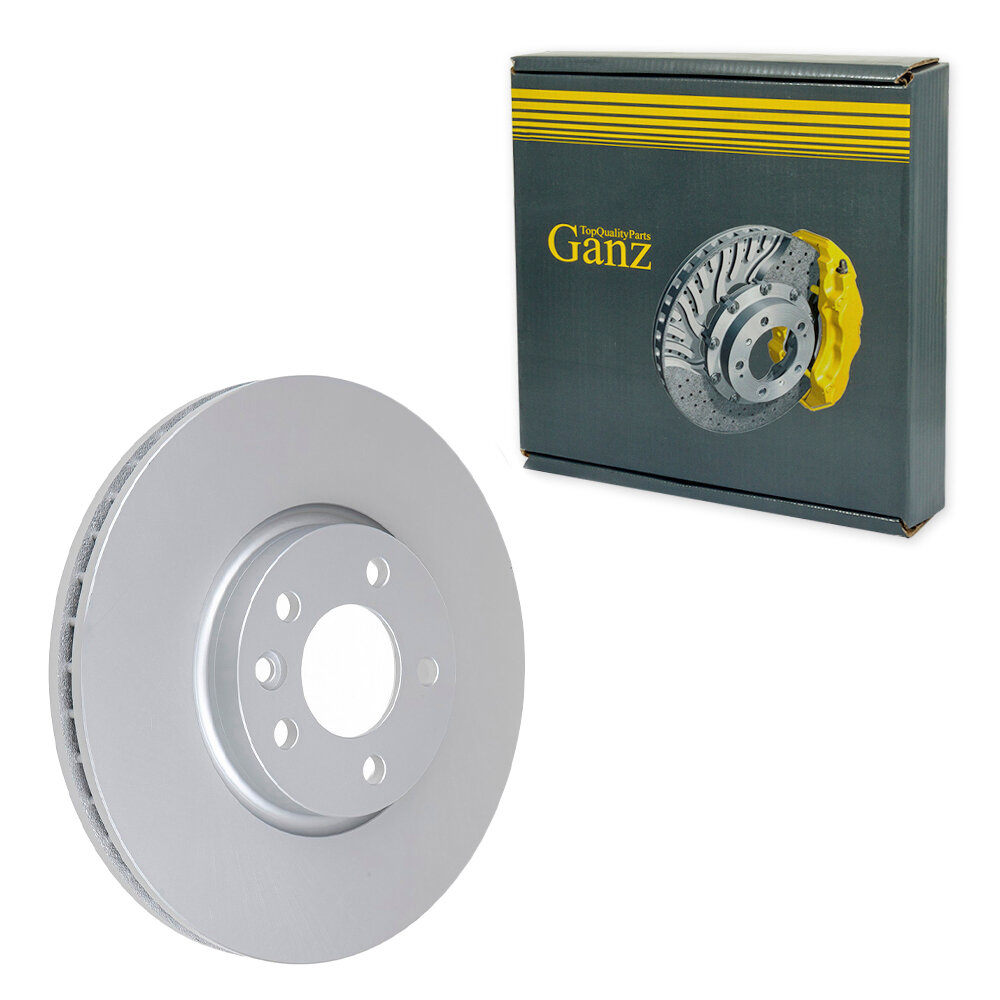 Диск тормозной передний с покрытием VW T5/Multivan 2.0TDI 2009-> /Vent. D=340mm GANZ GIJ06245