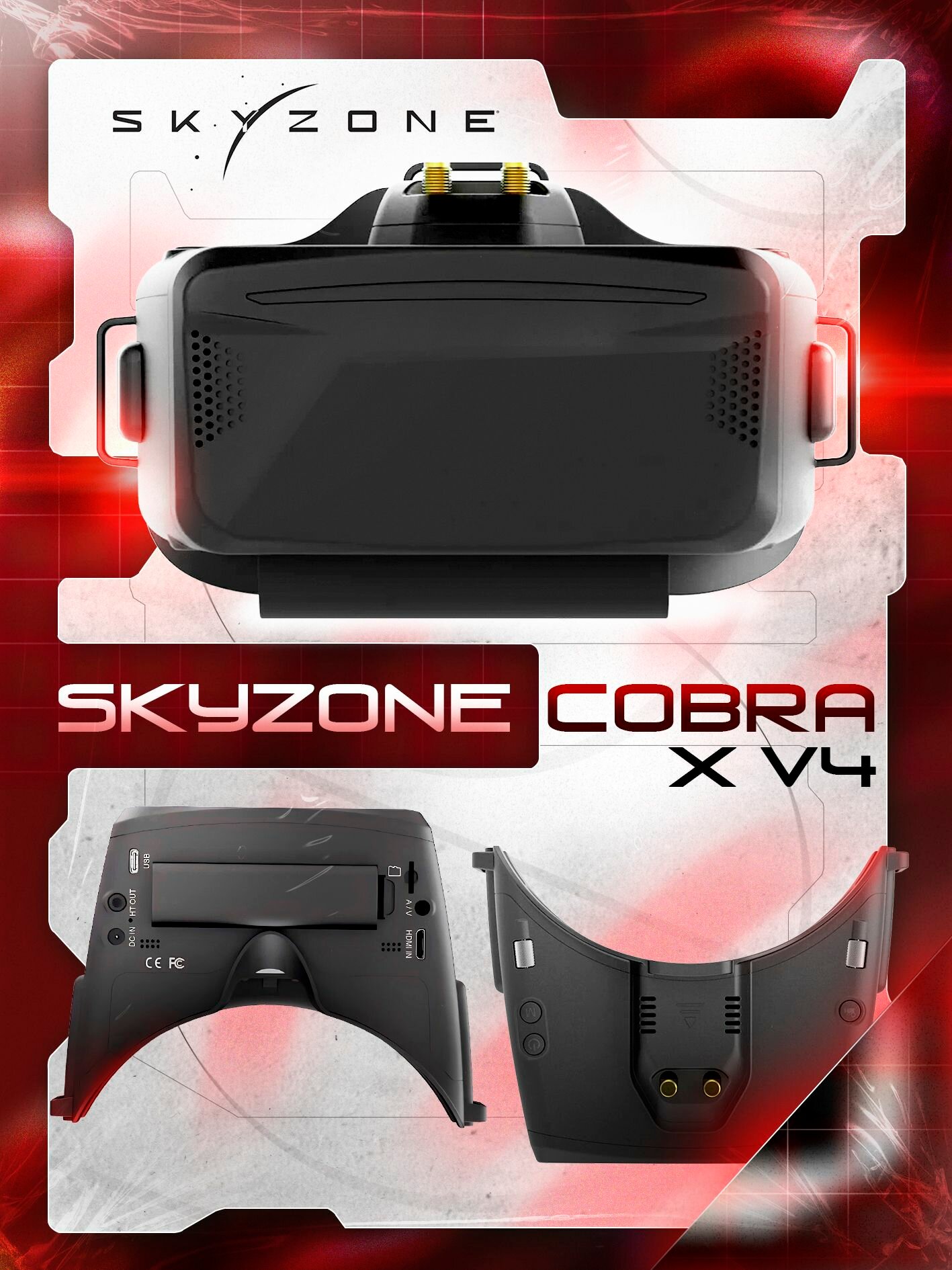Fpv очки Skyzone Cobra x v4