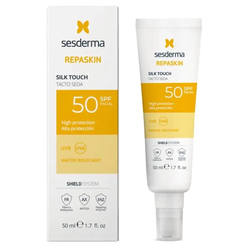 Крем SESDERMA Repaskin SILK TOUCH Солнцезащитный для лица SPF 50 50 мл