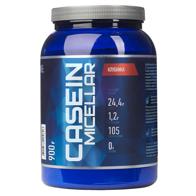 Казеин R-line Casein 900 гр, клубника
