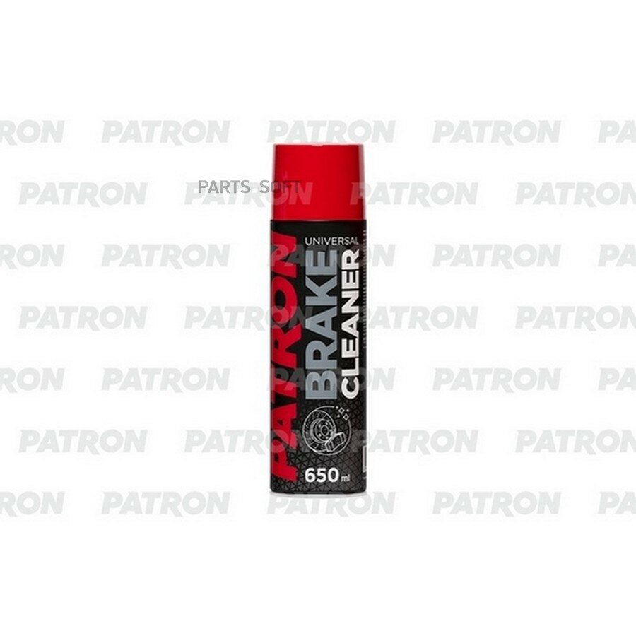 PATRON PAC105 Очиститель тормозной системы 650мл - эффективно обезжиривает поверхности, удаляет следы масла, смазок и технических жидкостей, подходит для очистки слесарного инструмента