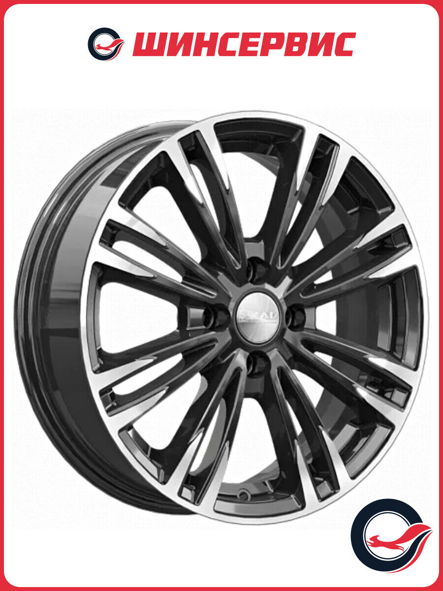 Литой колесный диск Скад Ламар R16x6.5J 4x100 ET50 ЦО60.1 для автомобиля