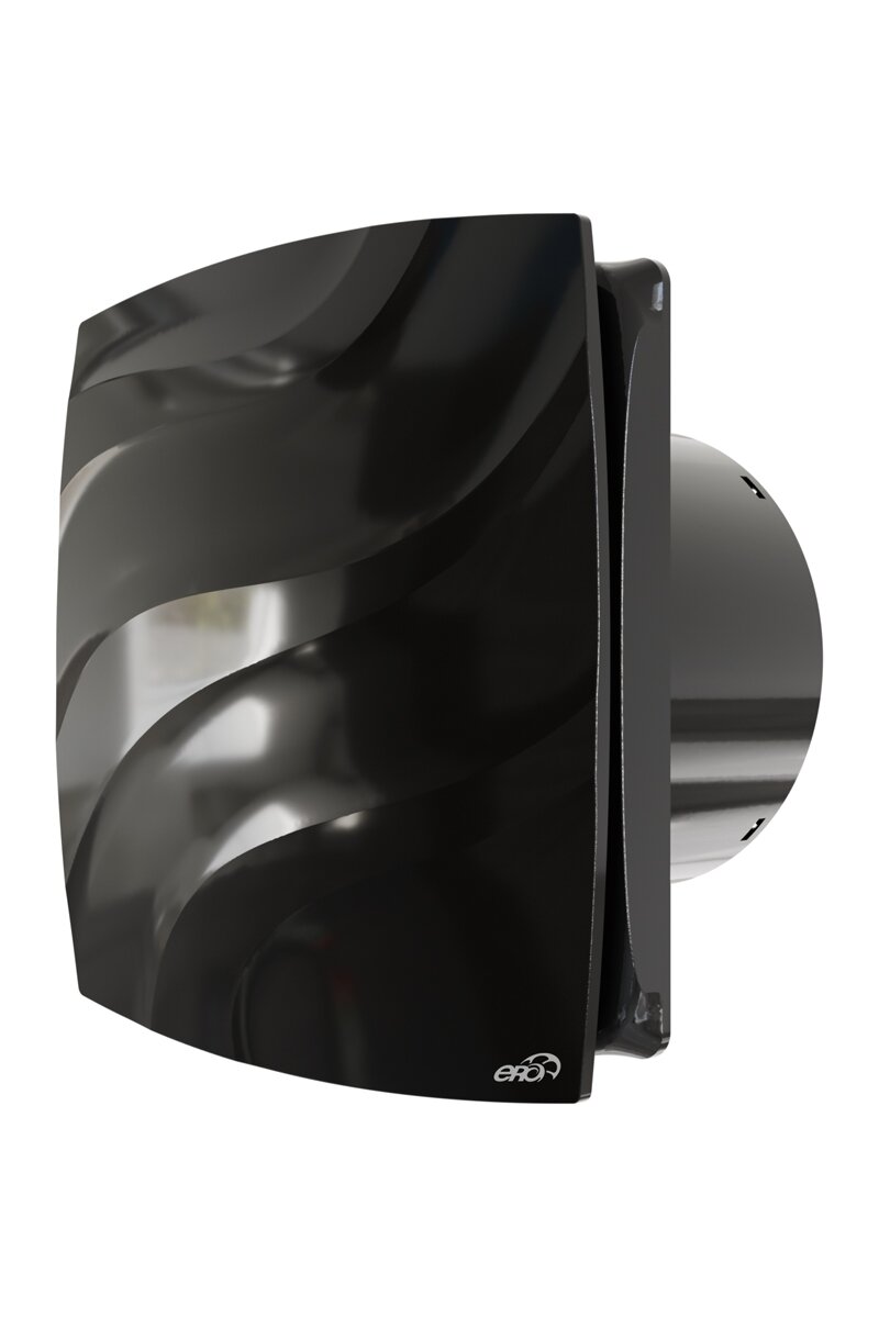 Вентилятор накладной WAVE D100 Black classic ERA