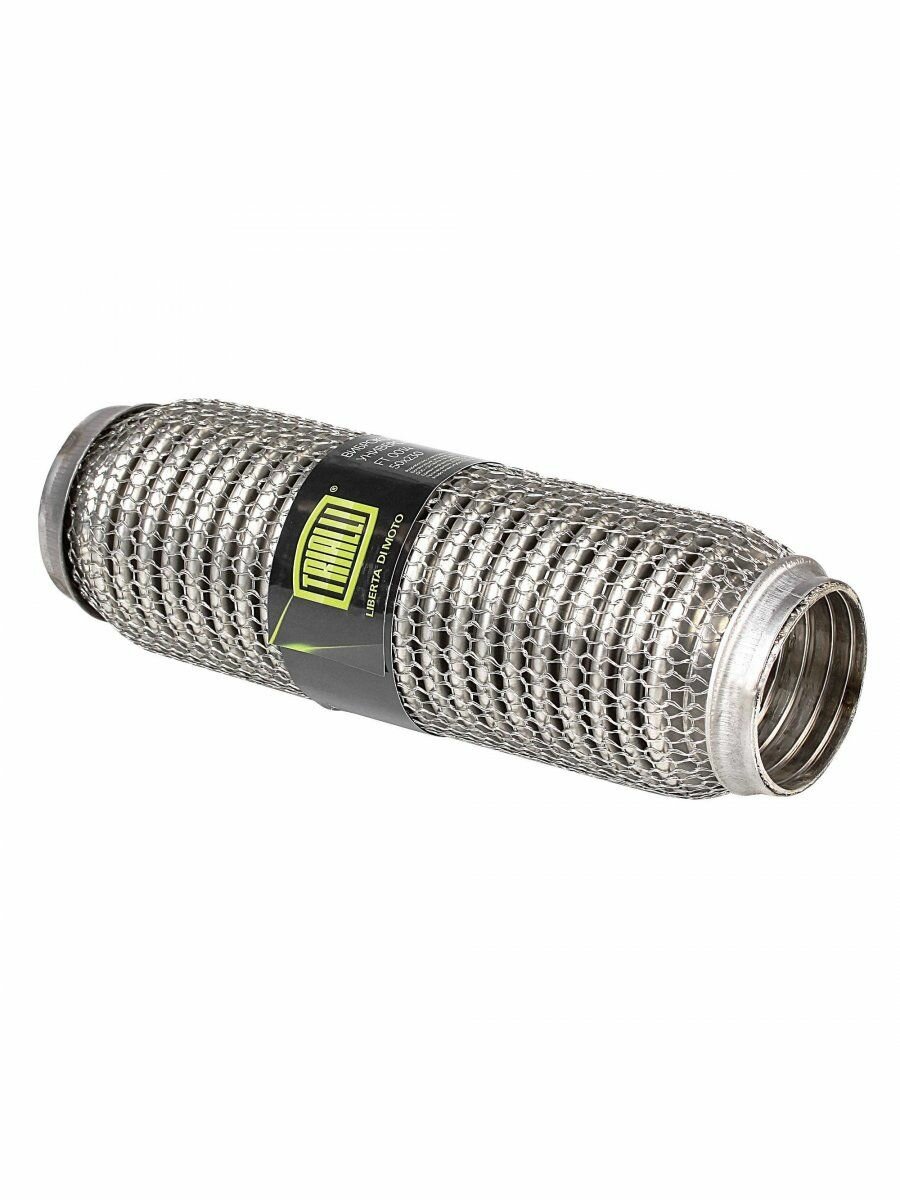 Виброкомпенсатор вых. трубы (Гофра) 50x230 Hydra/Wire Mesh (нерж. сталь) (FT 0014), TRIALLI FT0014