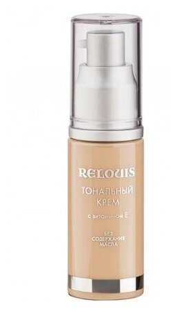Тональный крем для лица RELOUIS с витамином Е тон 43 Песочный