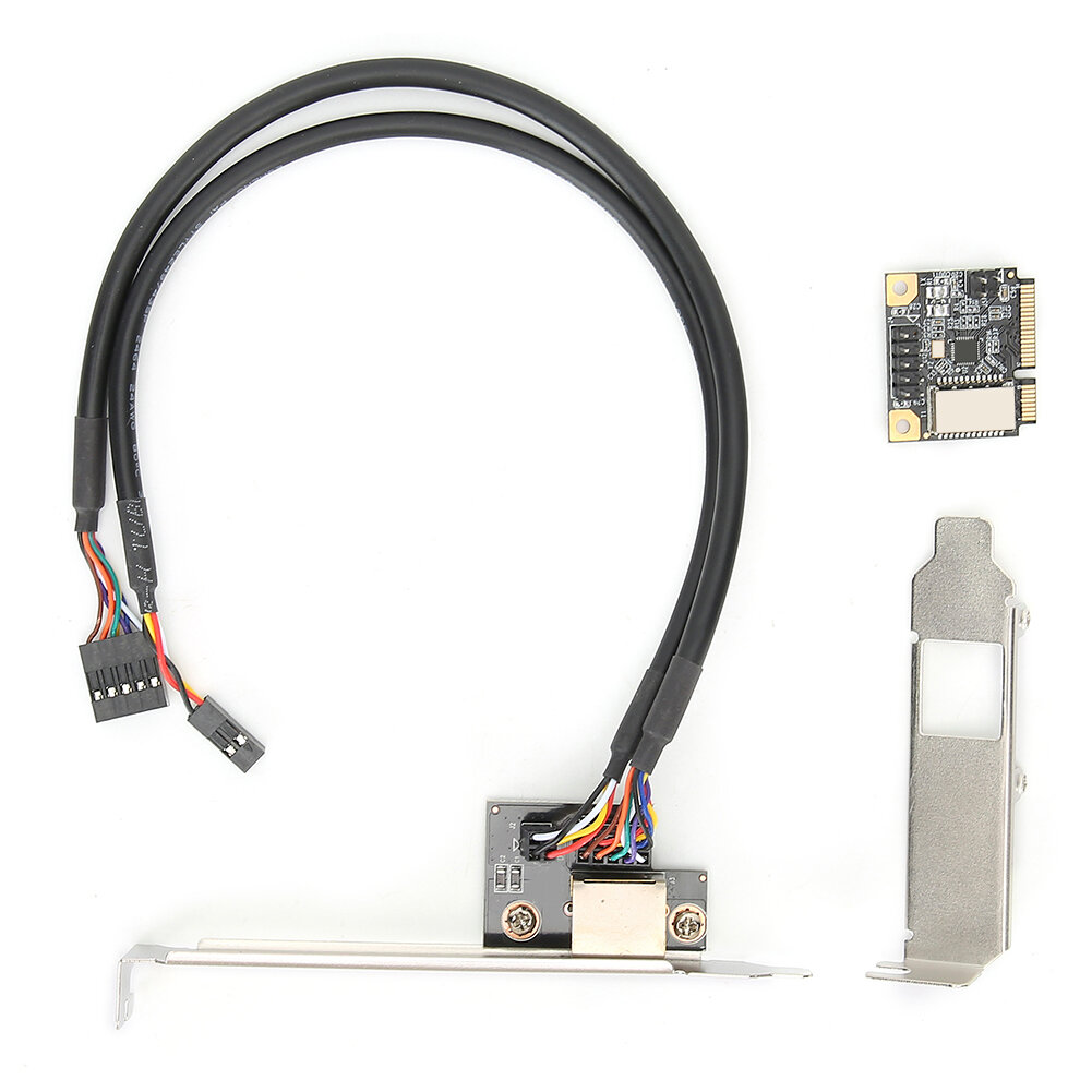 Сетевая карта Mini PCI E для Гигабитного Настольного Компьютера Аксессуар Проводной Бесплатный Накопитель 1000M для Linux