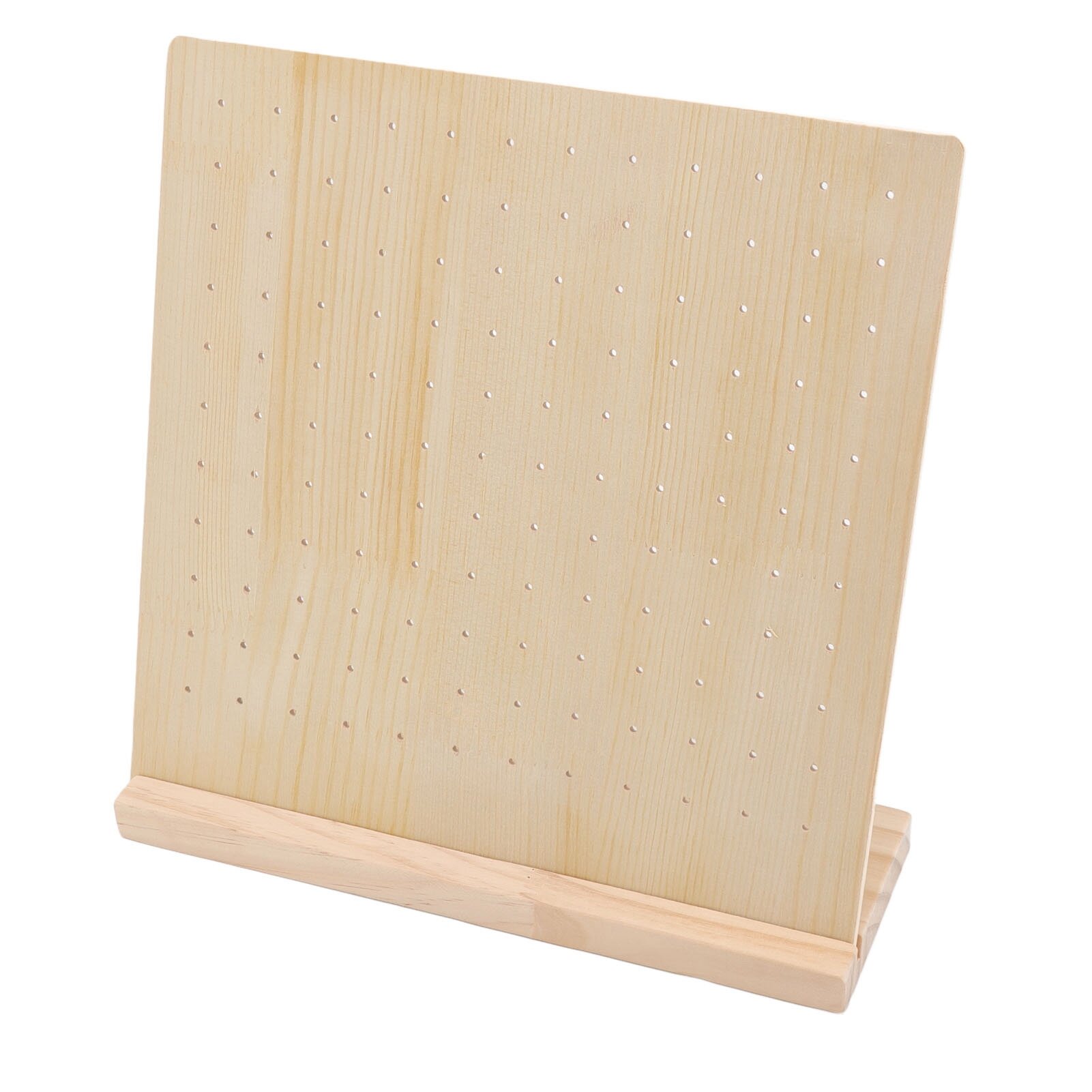 Большая вместительная деревянная витрина для сережек-гвоздиков на 66 пар сережек, прочный органайзер для хранения