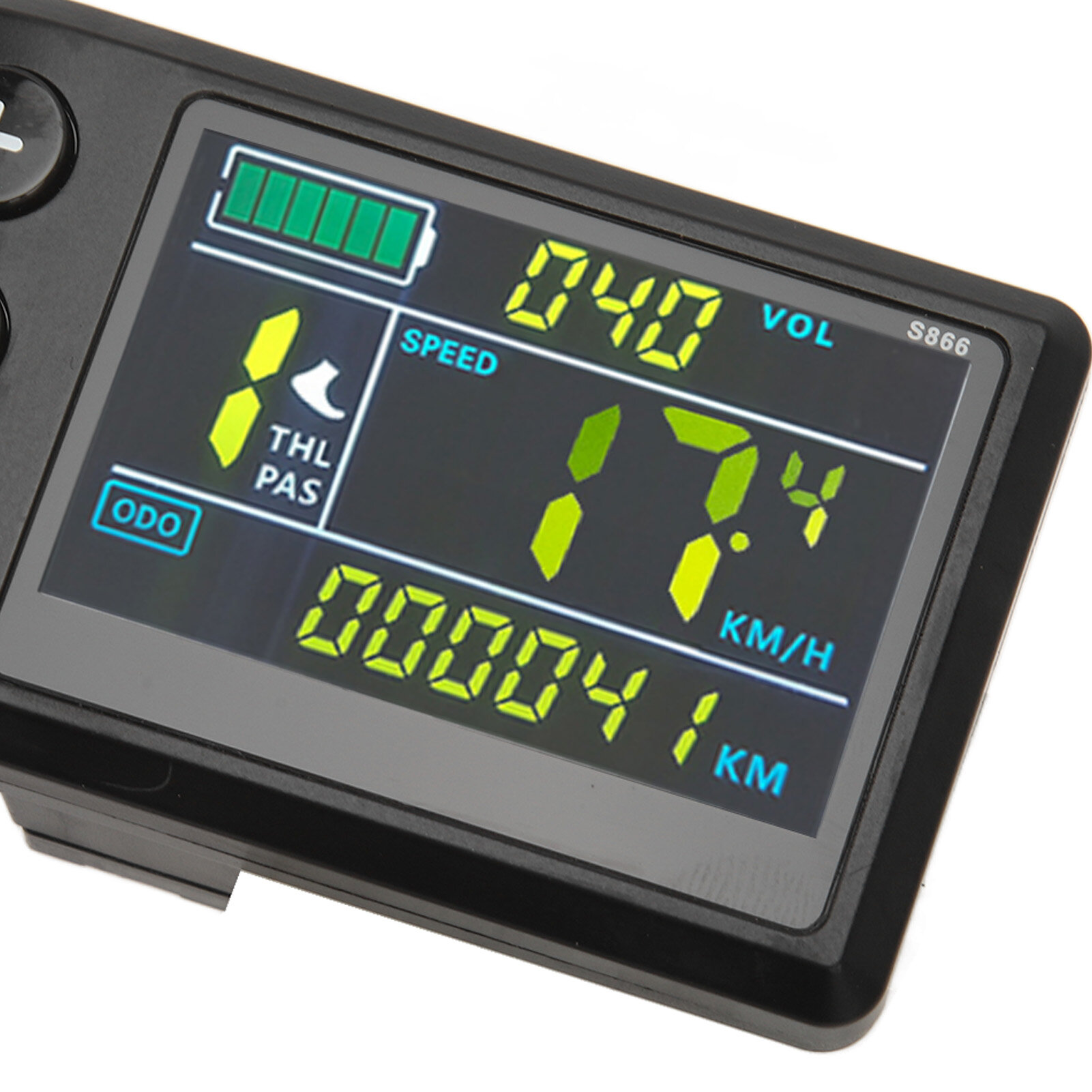 ЖК-дисплей для электрического велосипеда, ABS, водонепроницаемый ЖК-дисплей S866, цветной экран для электрического скутера, панель управления для литиевых модификаций, аксессуары