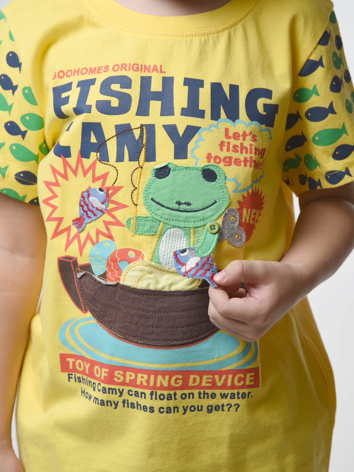 Футболка Cascatto Для мальчиков, размер 3, желтый — фото 1