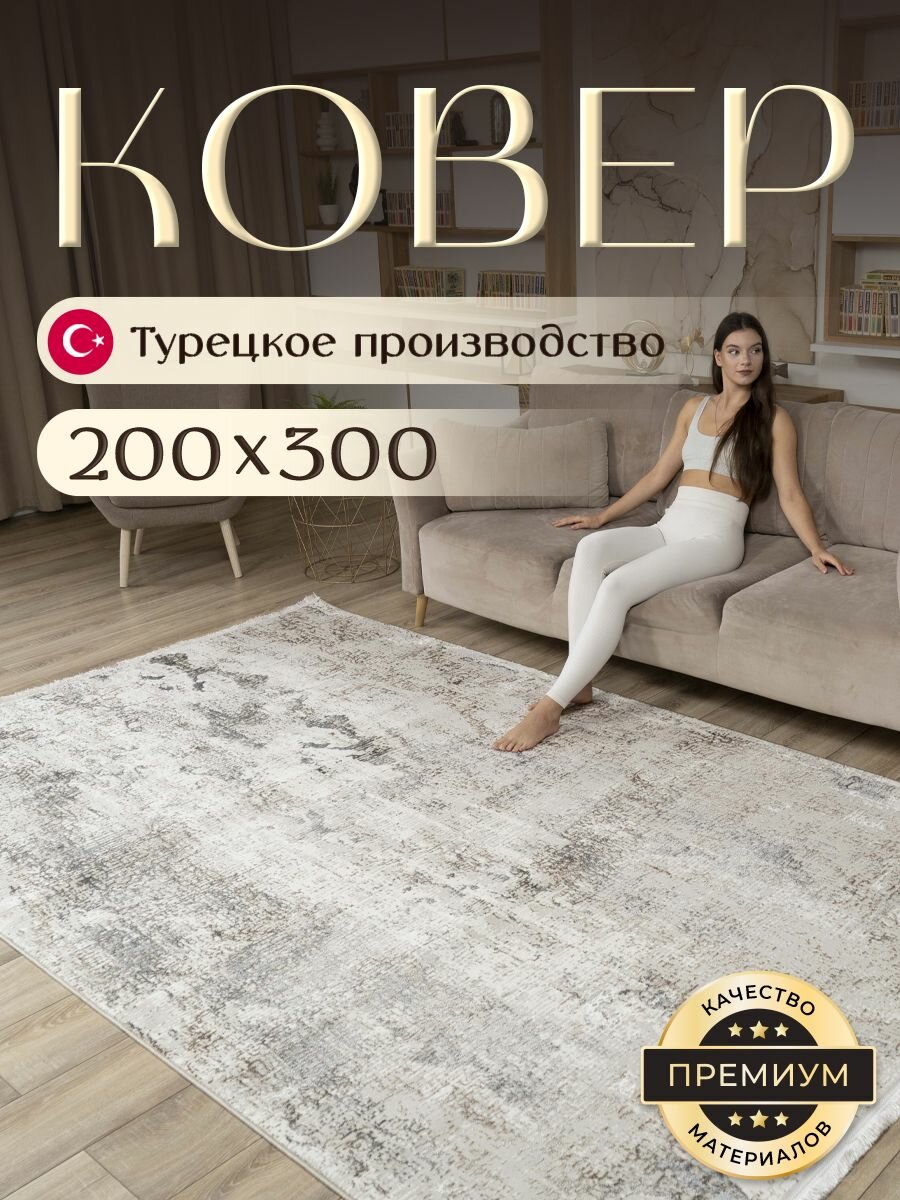Ковер для комнаты на пол 200х300 см BARKS