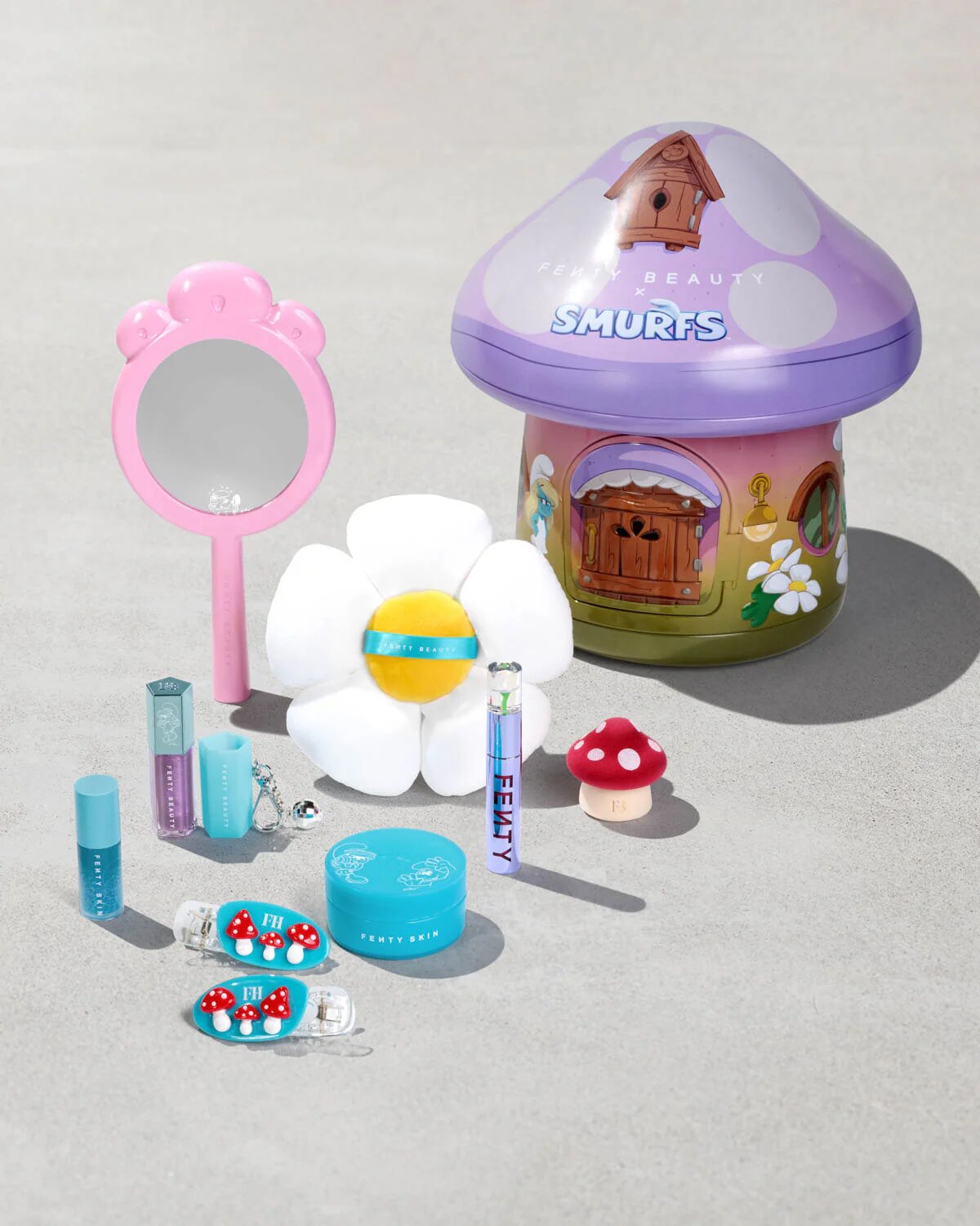 FENTY BEAUTY Лимитированный набор из 7 предметов The Smurfette Collection Smurfette Смурфики