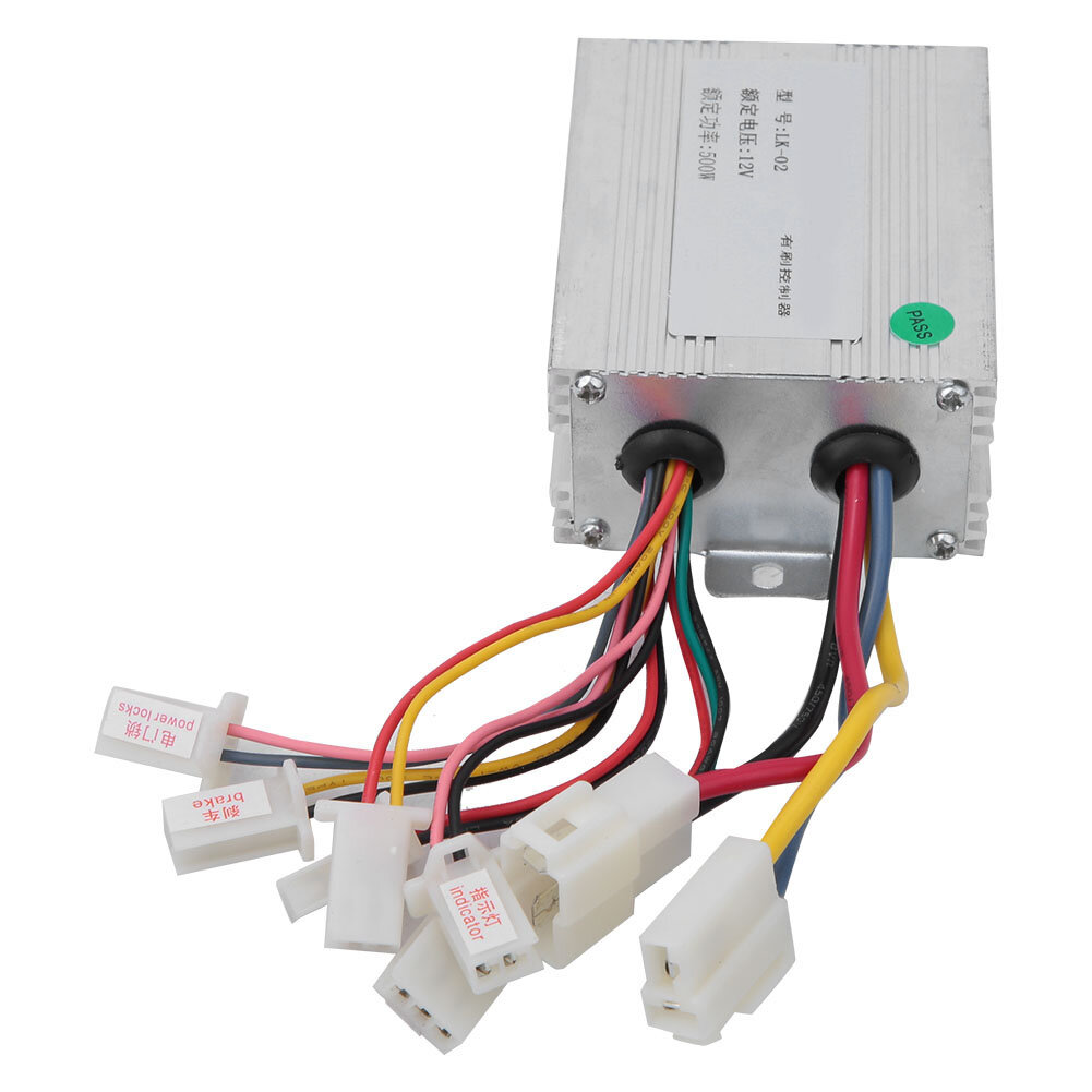 Контроллер электродвигателя постоянного тока 12 В 500 Вт для электромобиля/скутера