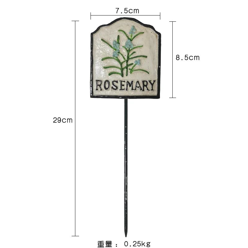 Маркеры для растений из нержавеющей стали ROSEMARY