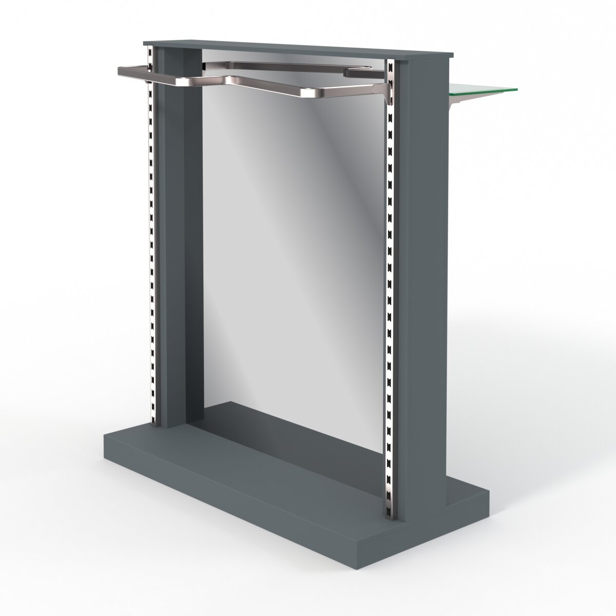 Гондола "фаворит" №12В с зеркалом, Темно-Серый. Производитель товара - компания Westcom.