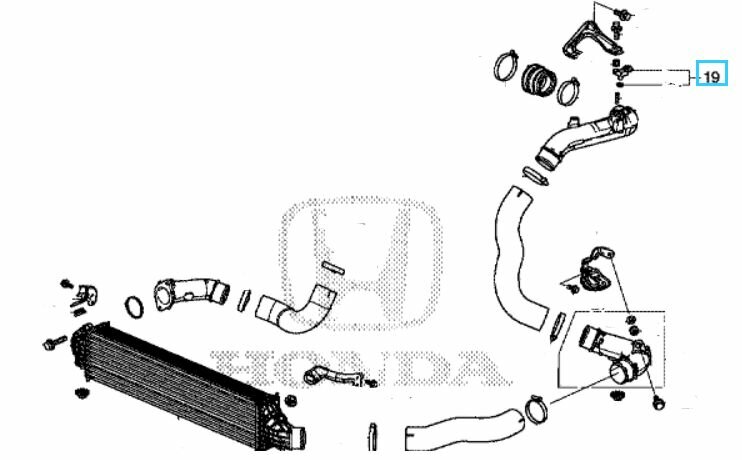 Датчик давления в коллекторе; Артикул Honda: 37830RPYG01 (Оригинал)