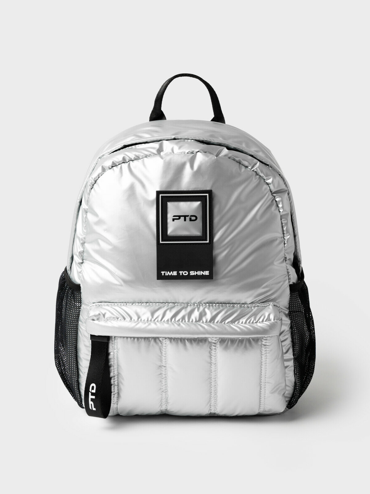 Рюкзак для девочки PlayToday, размер 30*40*15 см, серебристый