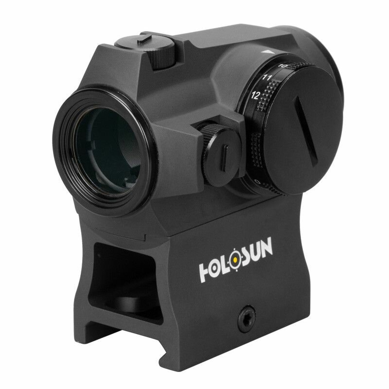 Коллиматорный прицел Holosun "MicroELITE" HE403R, черный, защита IP67, крепление Weaver/Picatinny