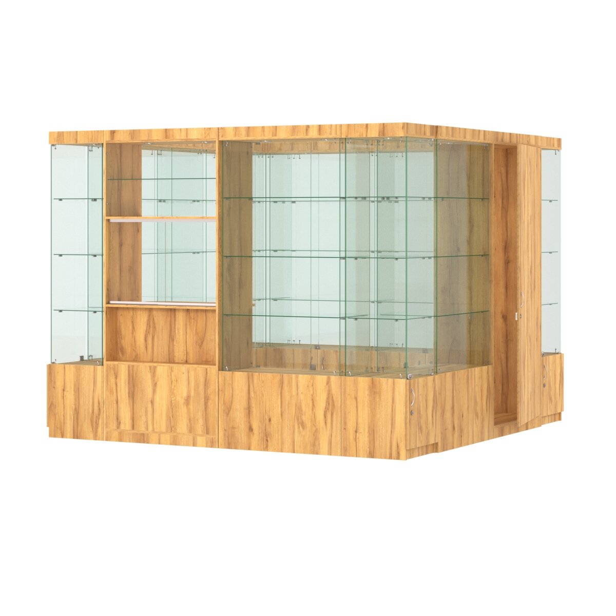 Павильон истра островной №4а (7, 29 кв. м), Дуб Золотистый. Производитель товара - компания ТОБ.