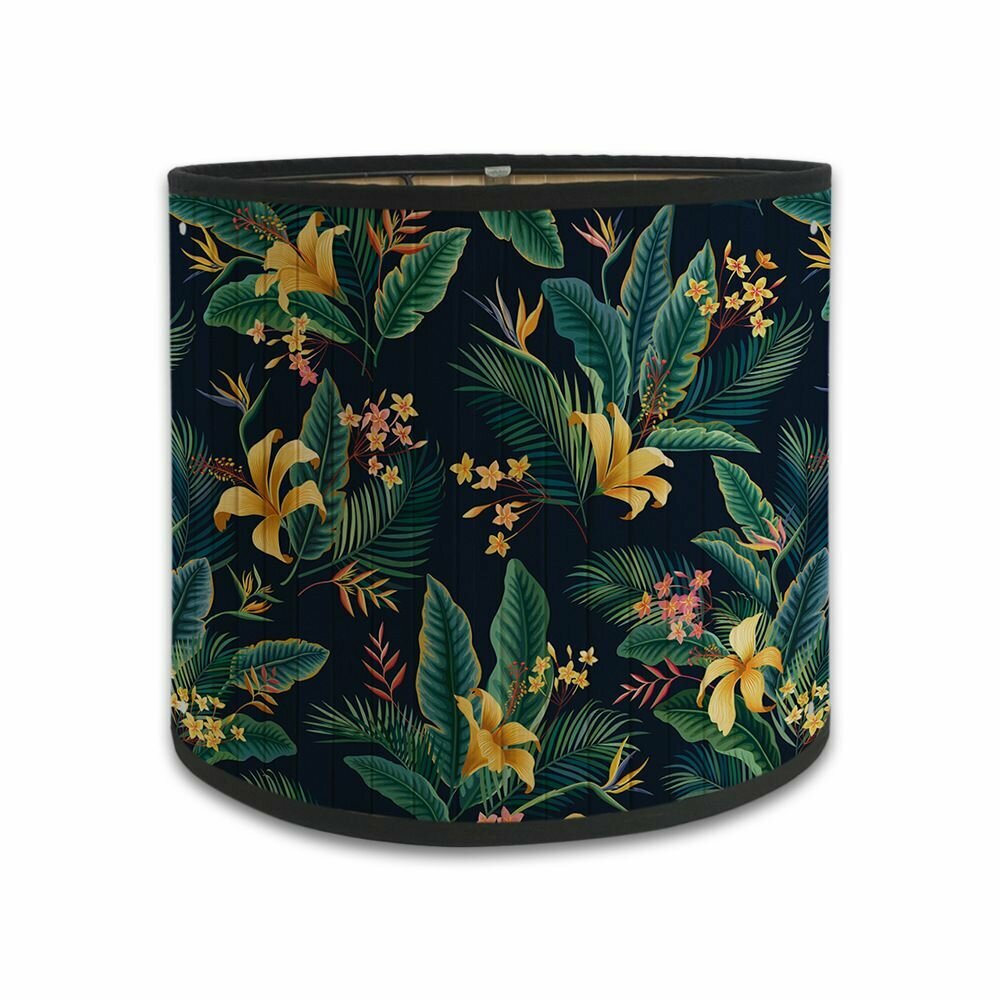 Круглый абажур-барабан (30 см) для настольных и торшерных ламп