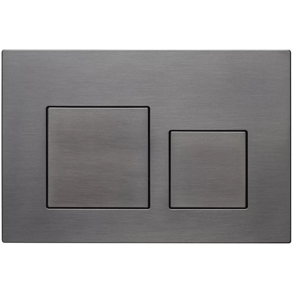Кнопка смыва VECONI FLUSH V4, матовая оружейная сталь, пластик