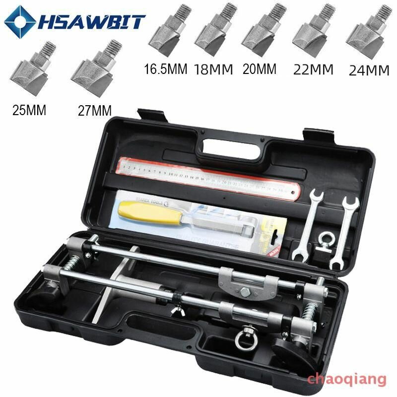 Набор для врезки дверных замков, 7 фрез (16.5-27 мм), прецизионный долбежный станок с линейным подшипником, регулируемый шаблон для установки в деревянные двери