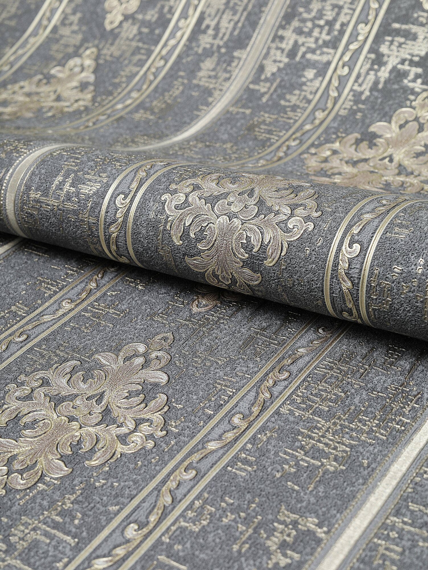 60011-07 Обои метровые, винил горячего тиснения на флизелиновой основе, Erismann