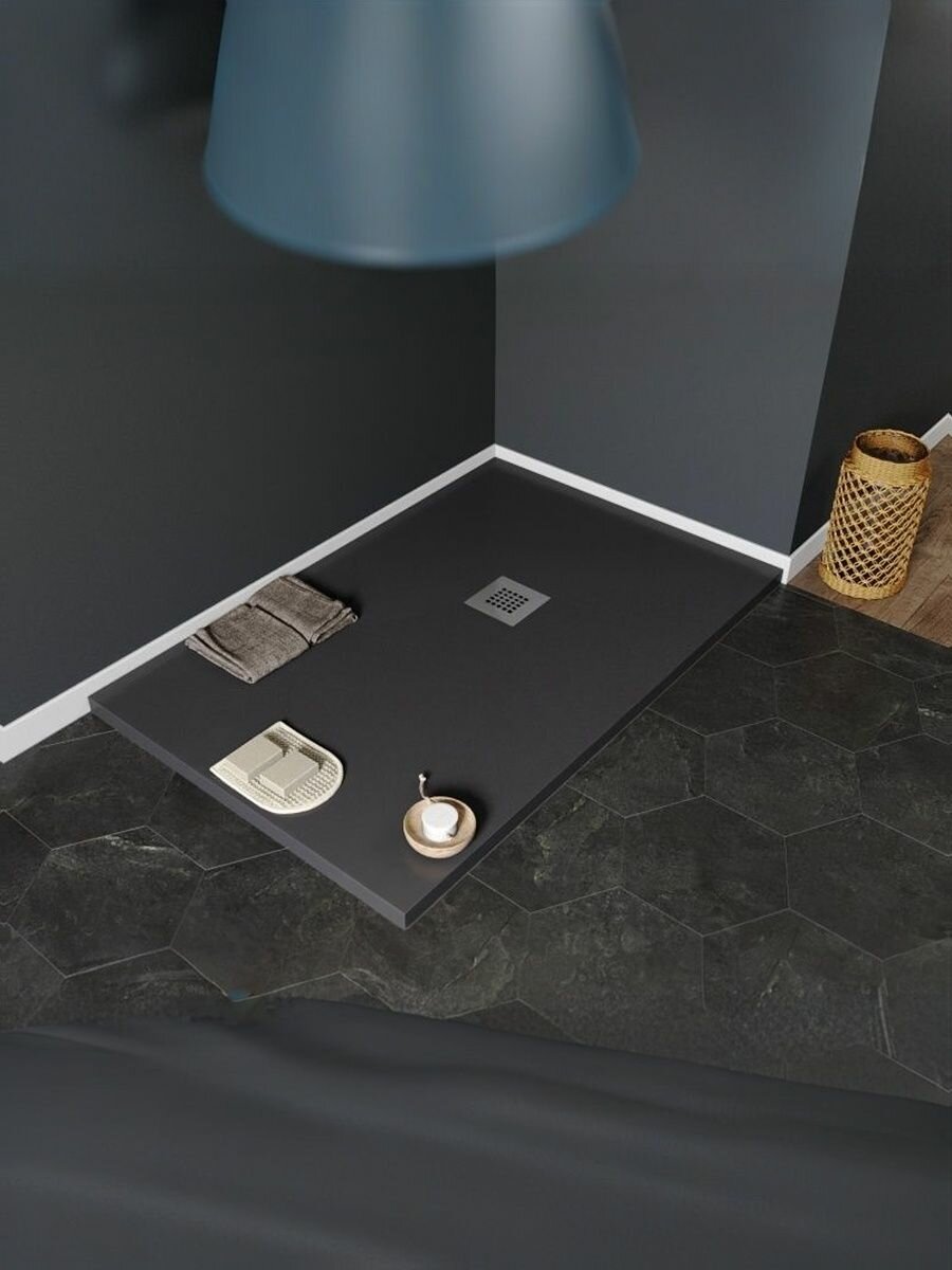 Душевой поддон Aquanet Pleasure 140х80 черный