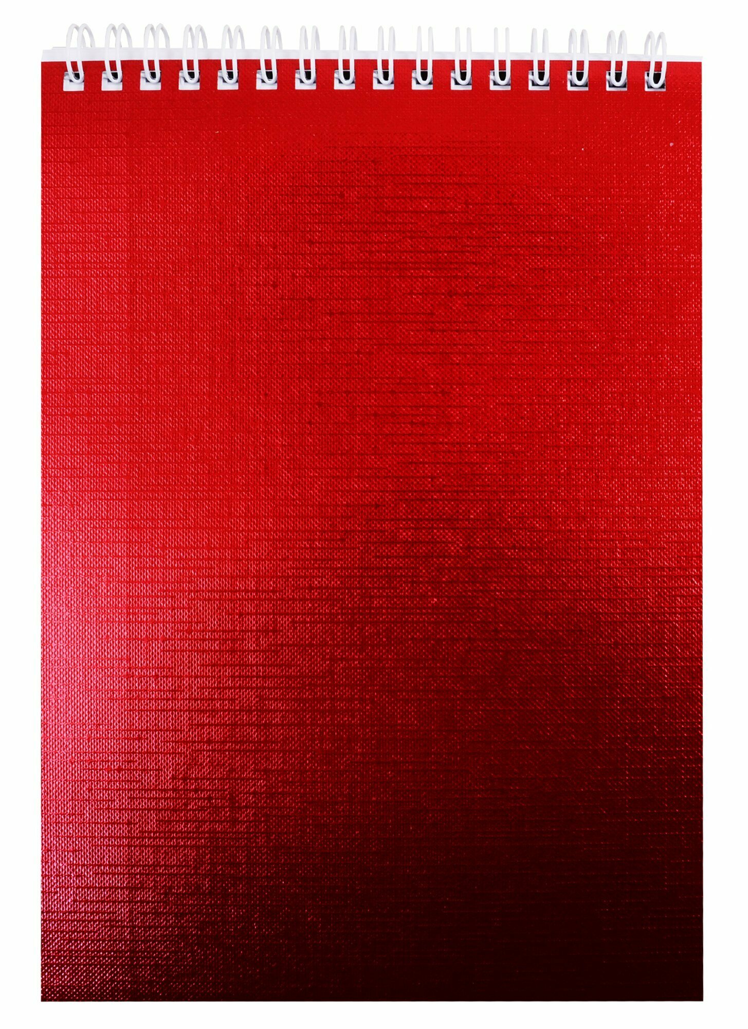 Блокнот "METALLIC", А5, 80 листов, клетка, красный