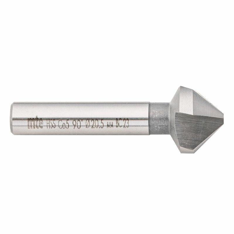 Зенковка коническая HSS Co5% DIN 333 C D20,5 мм, mte