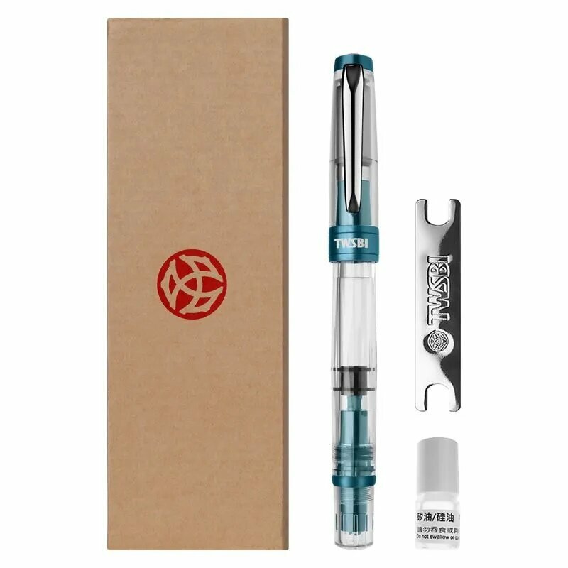Ручка перьевая TWSBI 580ALR Limited edition student only men's business transparent large capacity calligraphy practice EF(0.35mm)