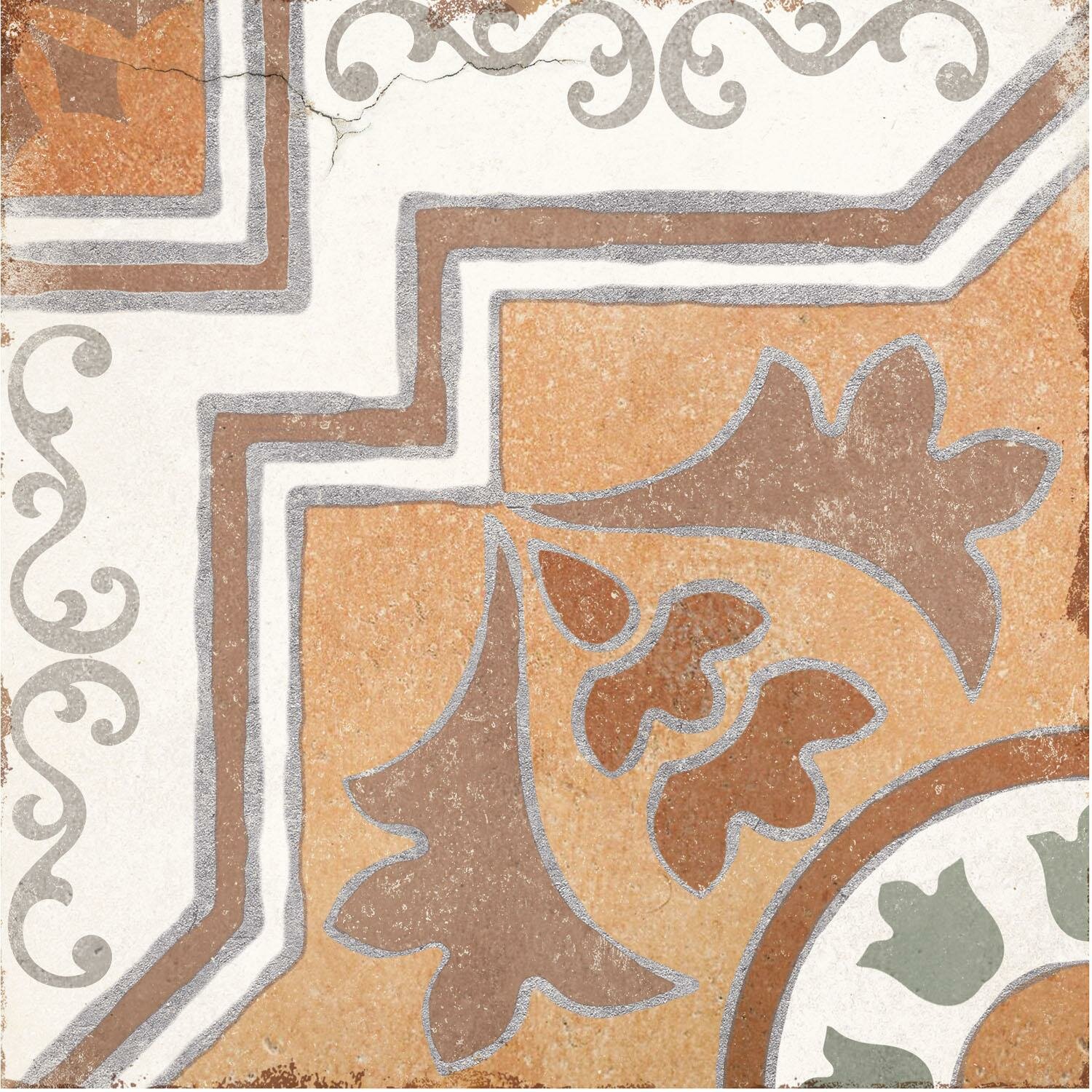 Керамогранит Nanda Tiles Andalusia УТ-00051382 20x20 Матовая Разноцветный