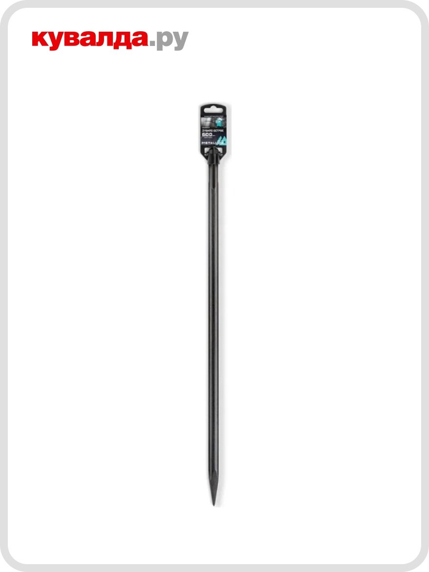 Зубило SDS-max METALLICA Optima 600/460 мм пикообразное по бетону