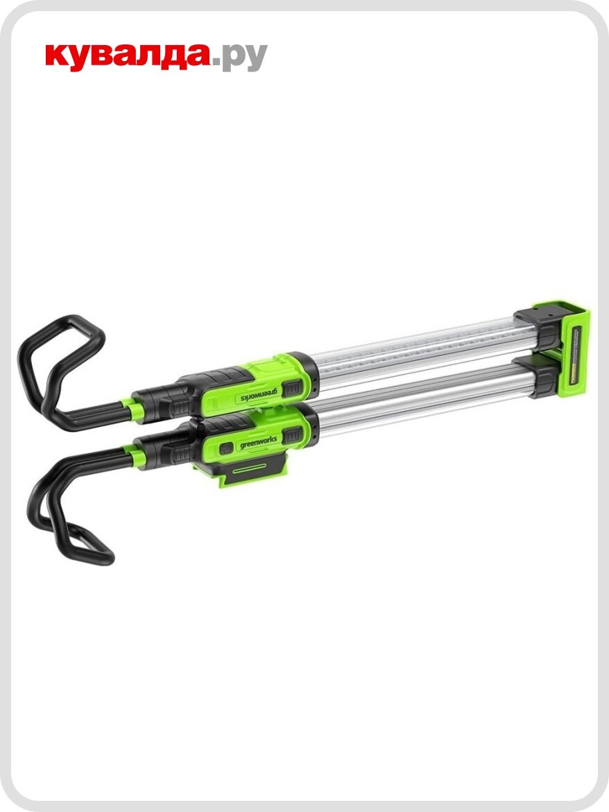 Фонарь GREENWORKS G24UHL, 3503607 подкапотный led-прожектор, без АКБ и ЗУ