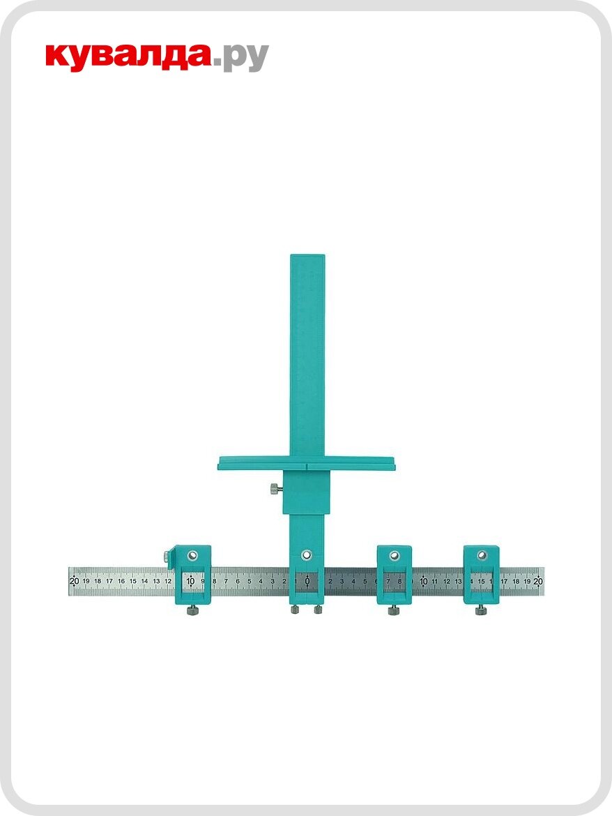 Линейка Sturm 2040-02-5 многофункциональная, 4 глазка