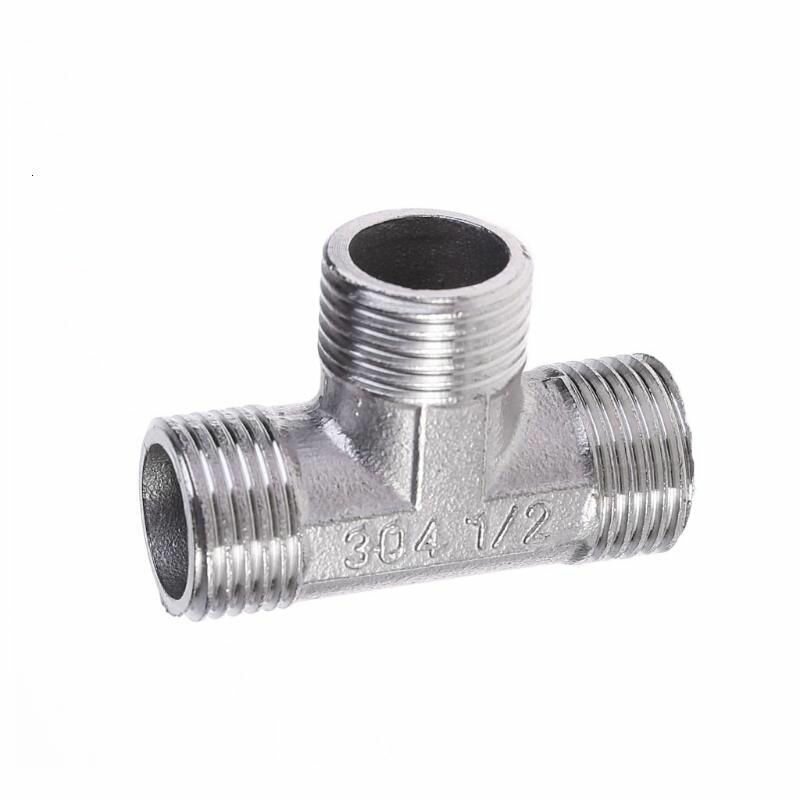 Тройник G1/2" нержавеющая сталь резьбовой, 1